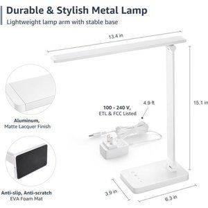 Office | Led Desk Lamp Dimmable Desktop Task Lamp Touch Control 3 Color ...